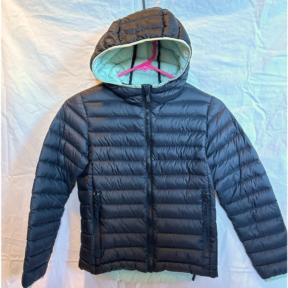 all in motion | Jackets & Coats | Down Puffer Hooded Jacket Pocket ...